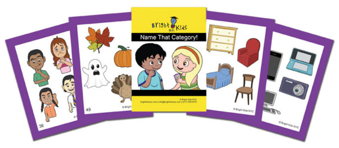 "Name That Category!" Card Game (Pre-K & Kindergarten) – Bright Kids ...