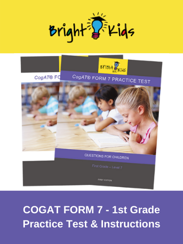 CogAT Form 7 Practice Test - Level 7 (1st Grade) – Bright Kids Publications